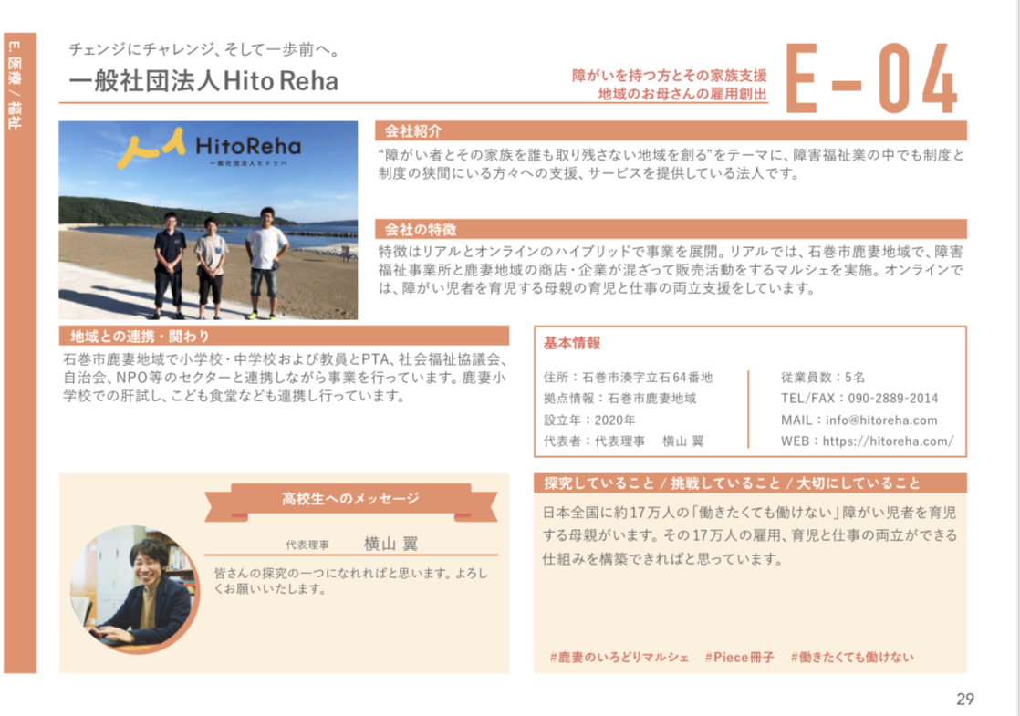 一般財団法人まちと人との活動報告会 | HitoReha(ヒトリハ)